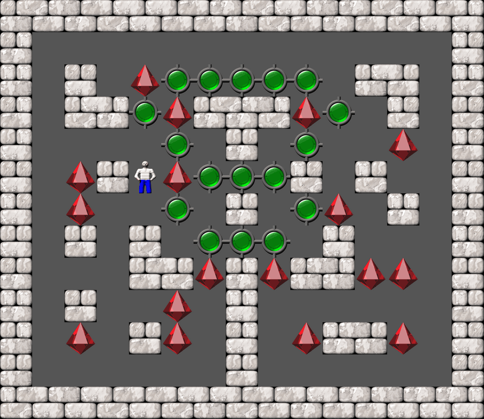 Play KSokoban level 39 of Boxxle 2 set — Free — Without registration