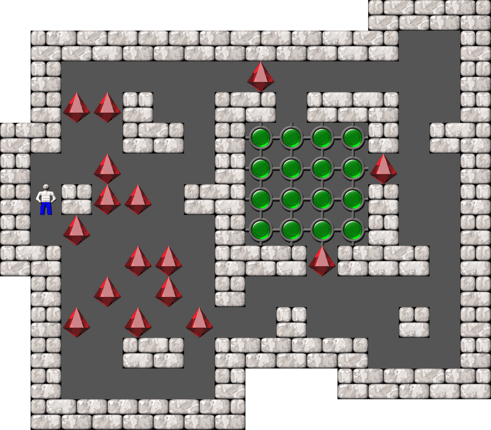 How to play level 81 — Boxxle 2 — Sokoban — Solution video