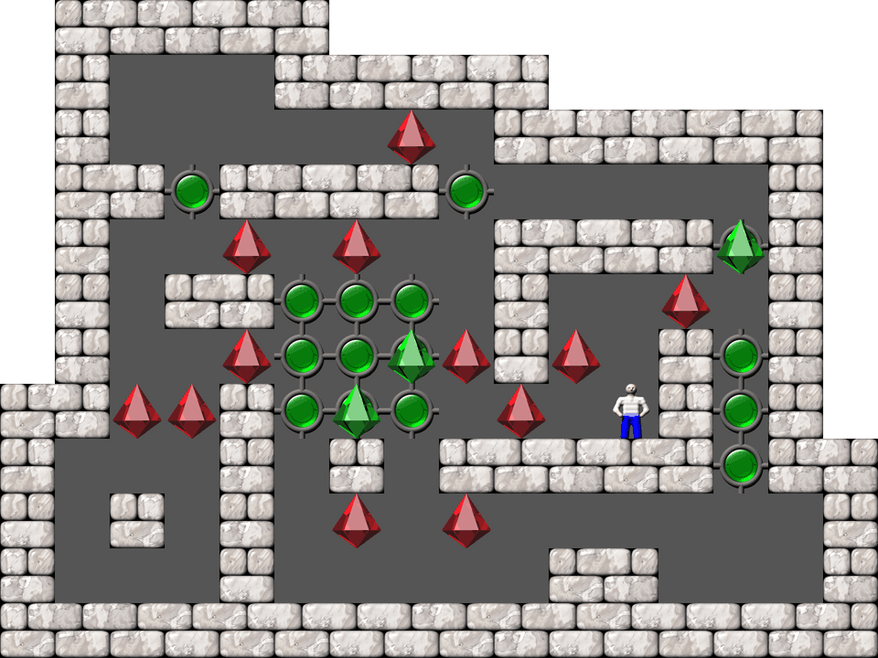 Play KSokoban level 71 of Eric F. Tchong Arranged set — Free — Without ...