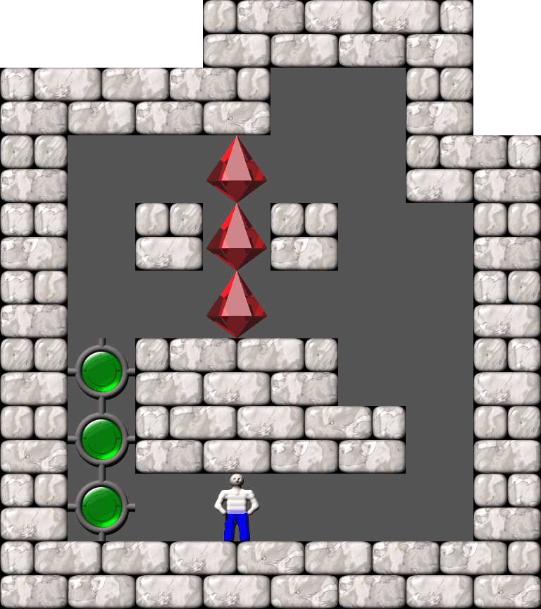 How to play level 3 — Micro Cosmos — Sokoban — Solution video