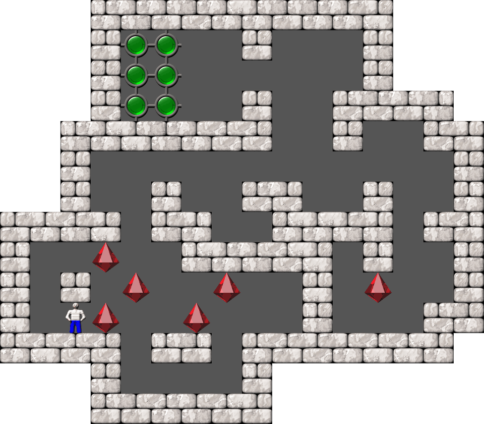 Play KSokoban level 17 of Original & Extra set — Free — Without ...