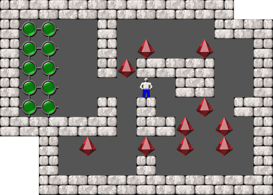 How to play level 2 — Original & Extra — Sokoban — Solution video