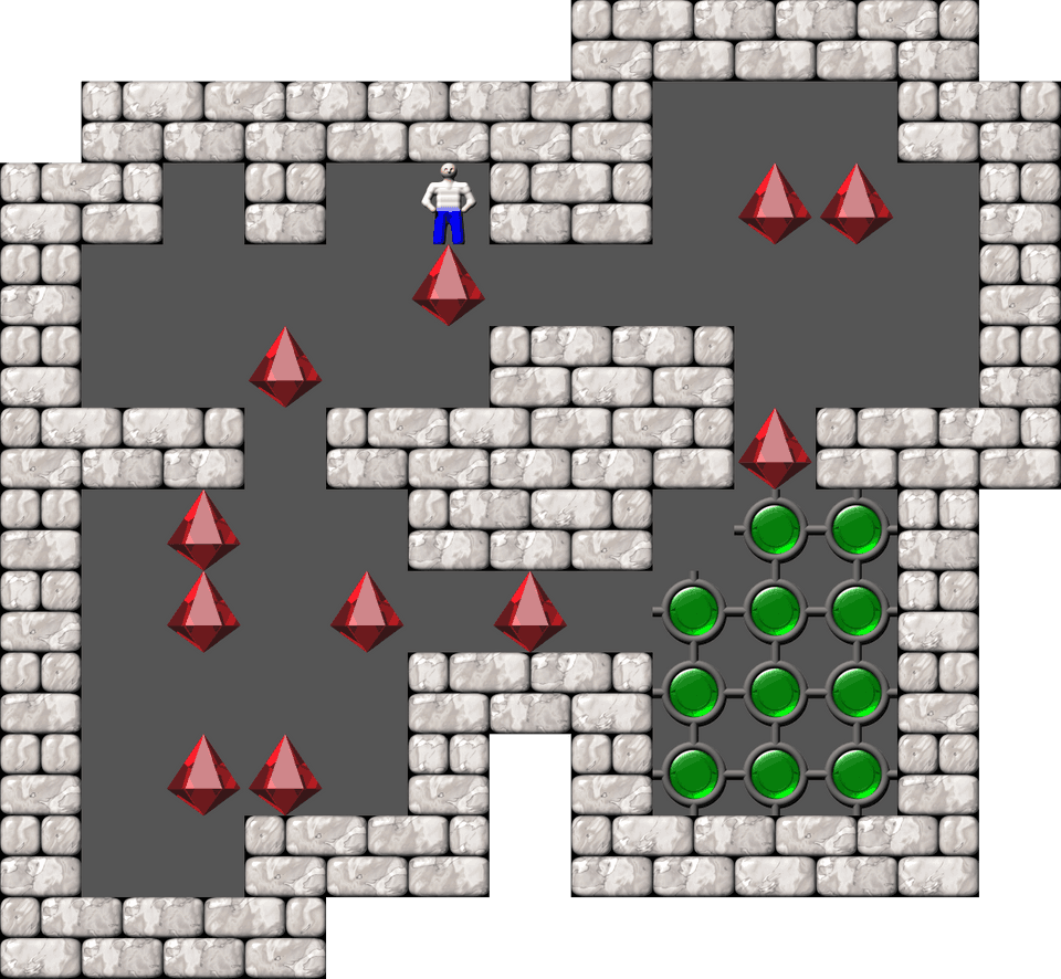 How to play level 7 — Original & Extra — Sokoban — Solution video