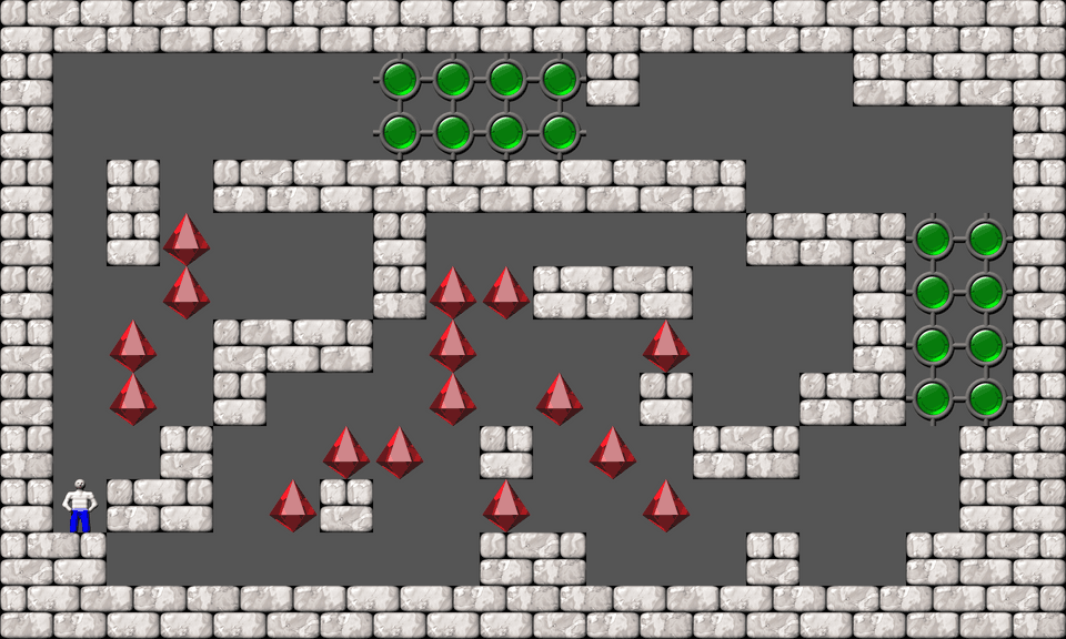 Play KSokoban level 72 of Original & Extra set — Free — Without ...