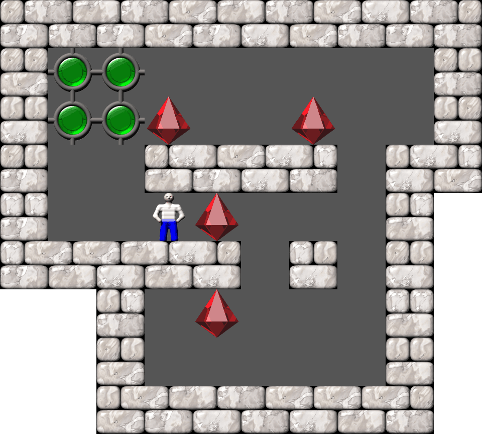 Play KSokoban level 1 of Thinking Rabbit Arranged set — Free — Without ...