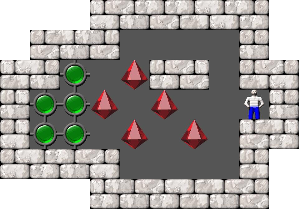 Play KSokoban level 2 of Thinking Rabbit Arranged set — Free — Without ...