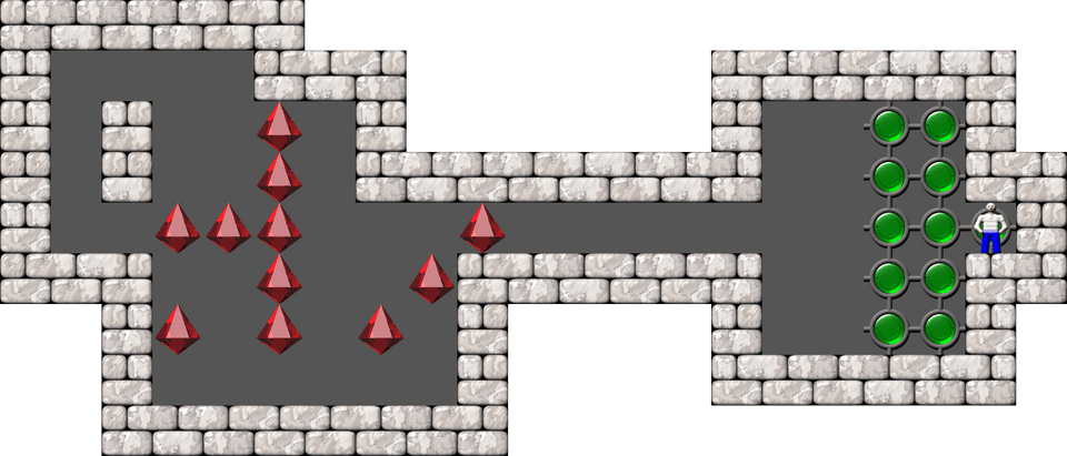 Play KSokoban level 3 of Thinking Rabbit Arranged set — Free — Without ...