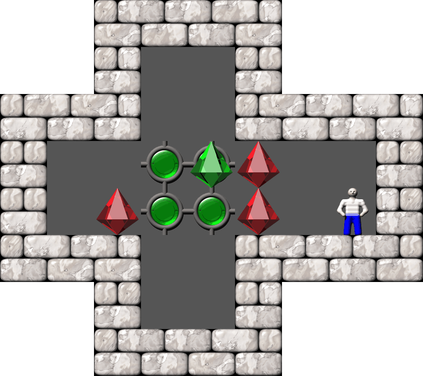 Play KSokoban level 4 of Thinking Rabbit Arranged set — Free — Without ...