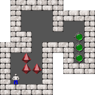 Play KSokoban Boxxle 1 — Sokoban puzzle online video game