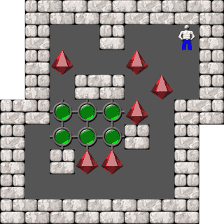 Play KSokoban Boxxle 1 — Sokoban puzzle online video game