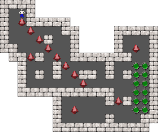 Play KSokoban Boxxle 1 — Sokoban puzzle online video game
