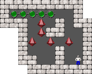 Play KSokoban Boxxle 1 — Sokoban puzzle online video game