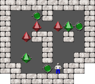 Play KSokoban Boxxle 2 — Sokoban puzzle online video game