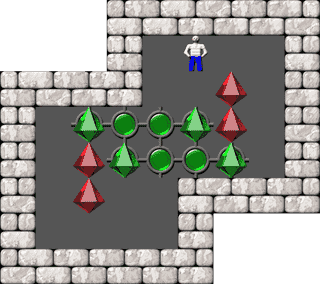 Play KSokoban Boxxle 2 — Sokoban puzzle online video game
