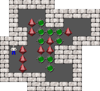 Play KSokoban Boxxle 2 — Sokoban puzzle online video game