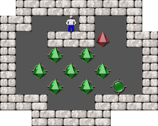 Play KSokoban Boxxle 2 — Sokoban puzzle online video game