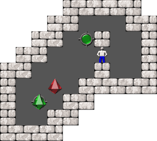 Play KSokoban Mini Cosmos — Sokoban puzzle online video game