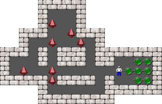 Play KSokoban Thinking Rabbit Arranged — Sokoban puzzle online video game