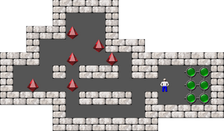 Play KSokoban Thinking Rabbit Arranged — Sokoban puzzle online video game