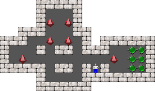 Play KSokoban Thinking Rabbit Arranged — Sokoban puzzle online video game